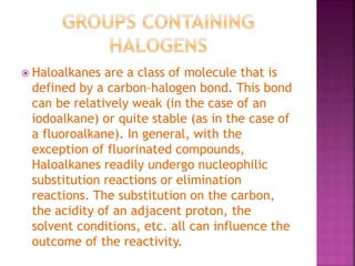 Functional groups | PPTX