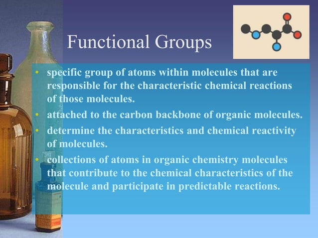 Functional groups | PPTX