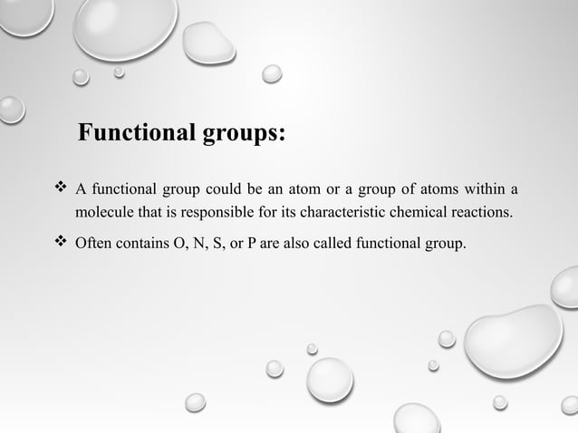 Functional groups[1] | PPT | Chemistry | Science