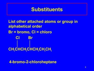Functional groups and haloalkanes power point presentation | PPT