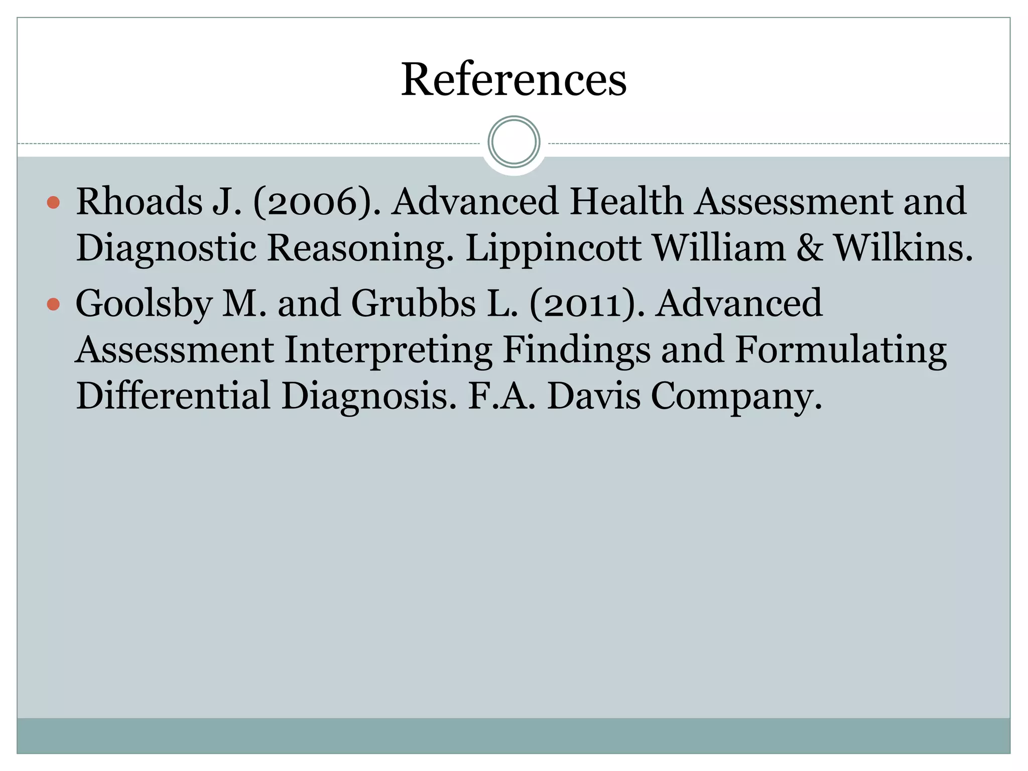 Functional health assessment | PPTX