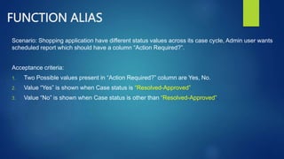 Function Alias POC.pptx | Databases | Computer Software and Applications