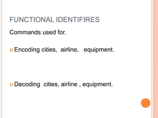Functional identifires | PPT