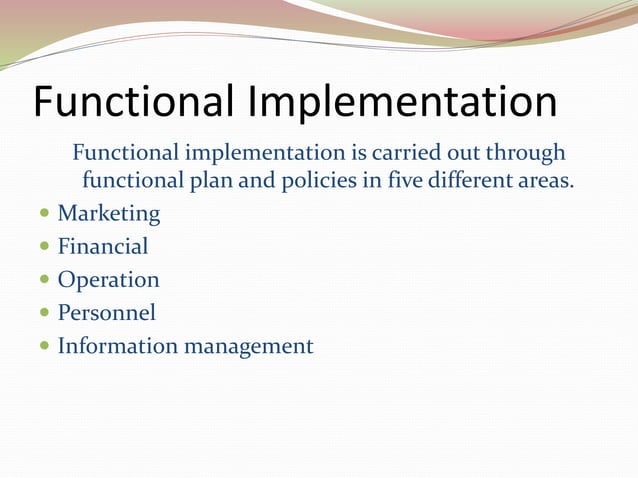 Functional implementation | PPSX