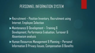 Functional information system | PPTX