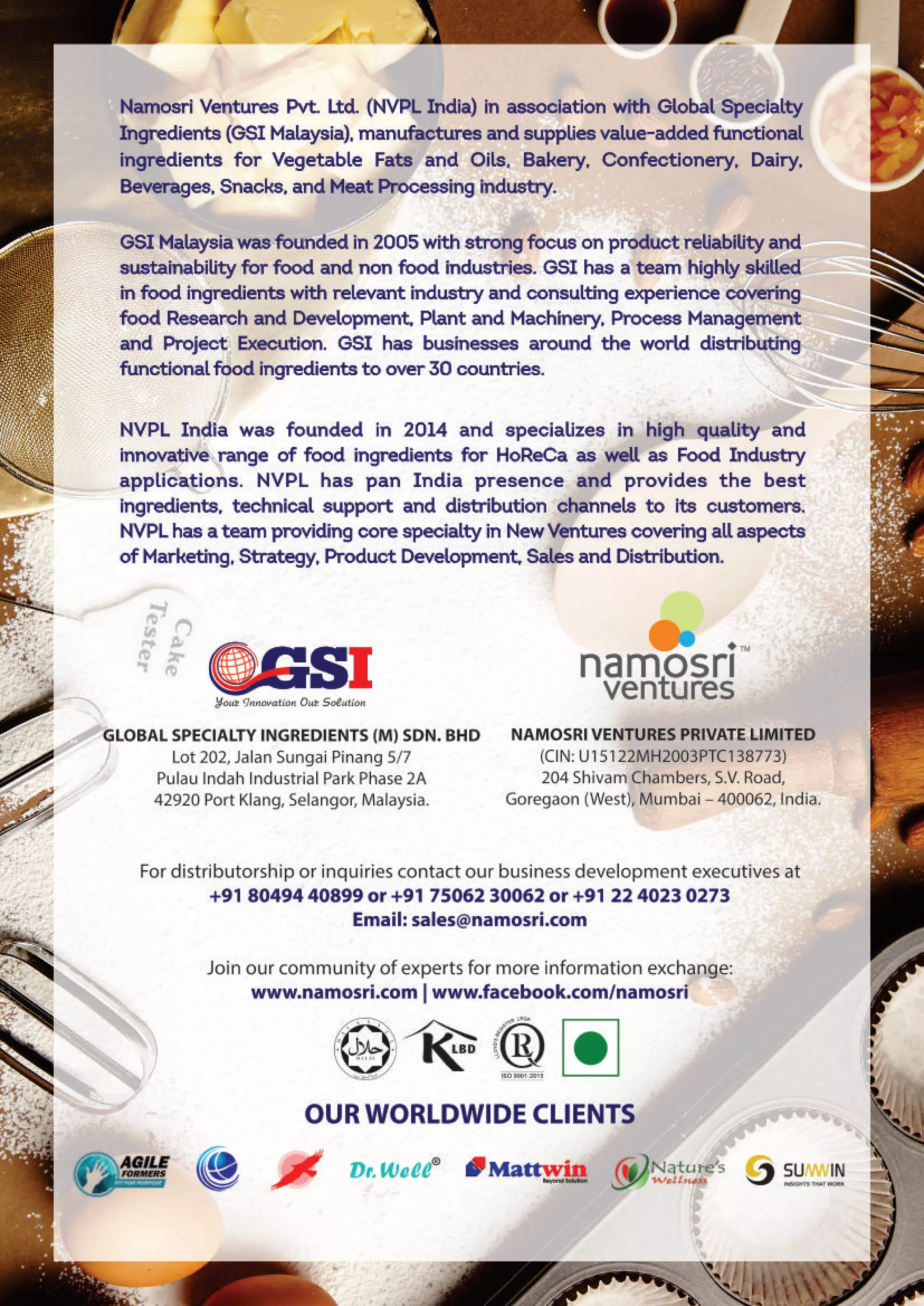 Functional Ingredients Catalogue 2018 | PDF | Food Industry | Industries