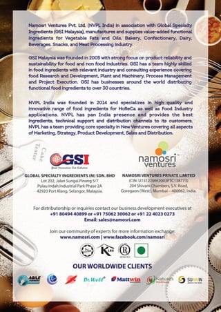 Functional Ingredients Catalogue 2018 | PDF | Food Industry | Industries