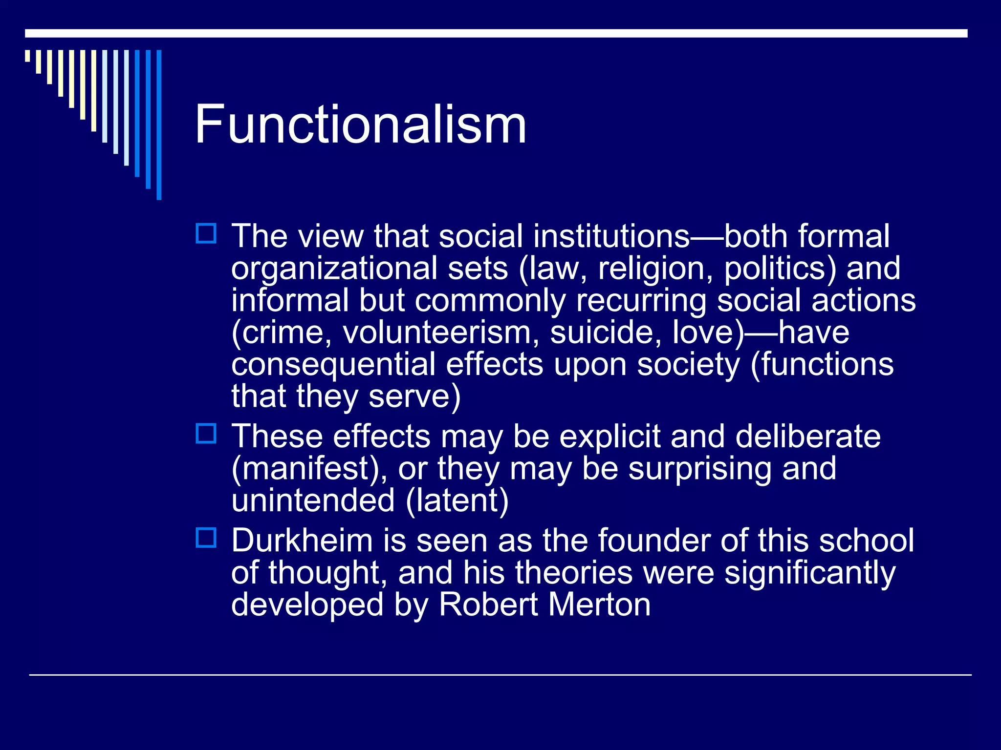 Functionalism | PPT