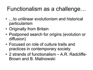Functionalism | PPTX | Science