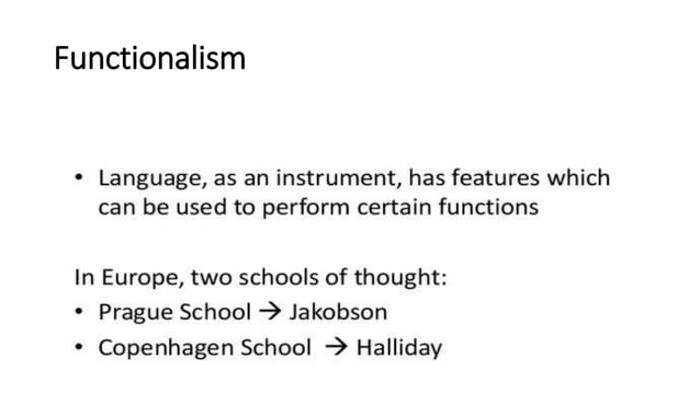 Functionalism | PPTX