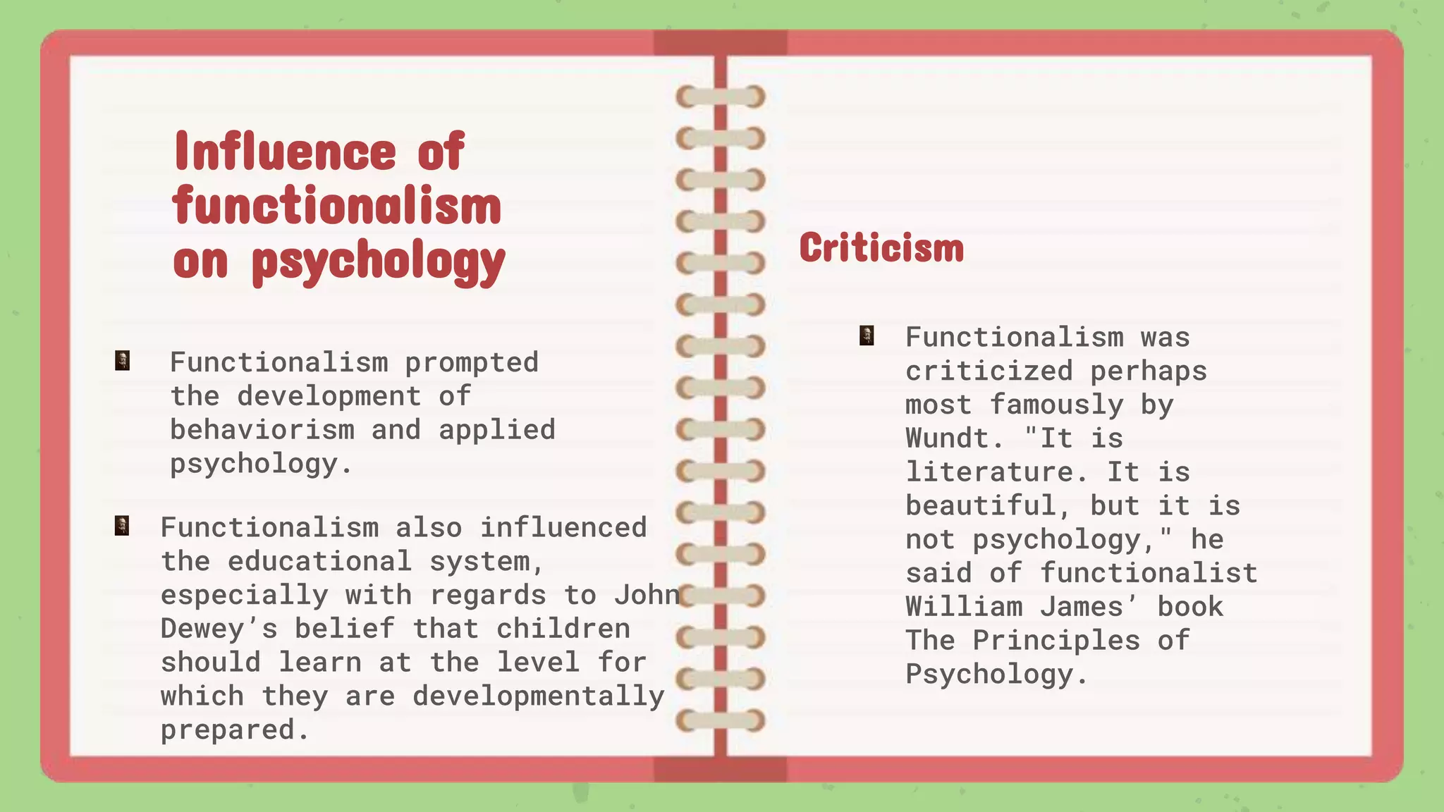 William James' Functionalism | PPTX