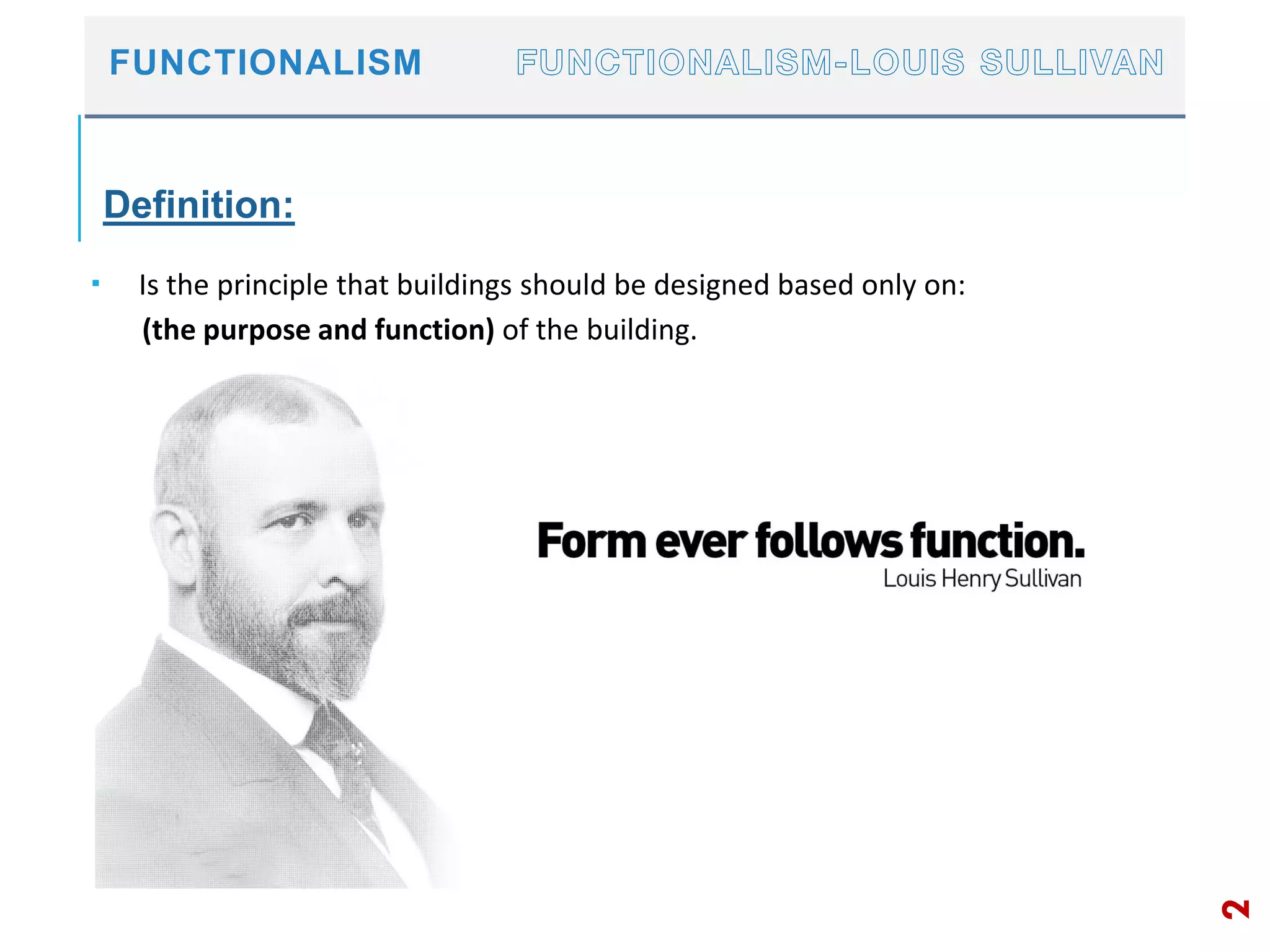 Functionalism- Louis sullivan by awder omer | PDF | Modern Art | Fine Art