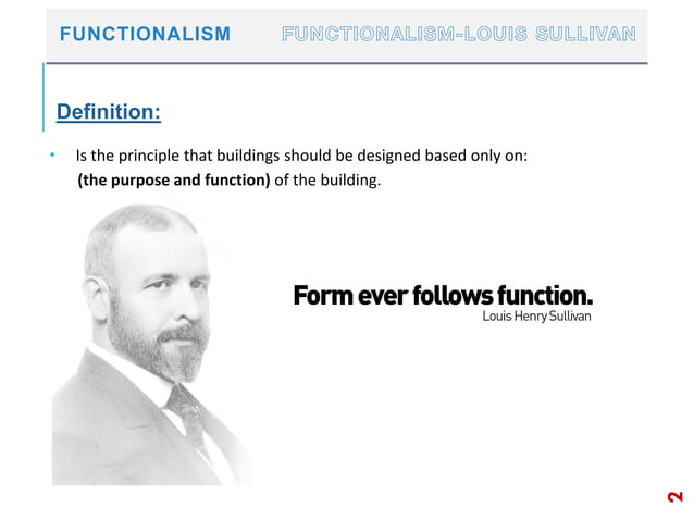 Functionalism- Louis sullivan by awder omer | PDF | Modern Art | Fine Art