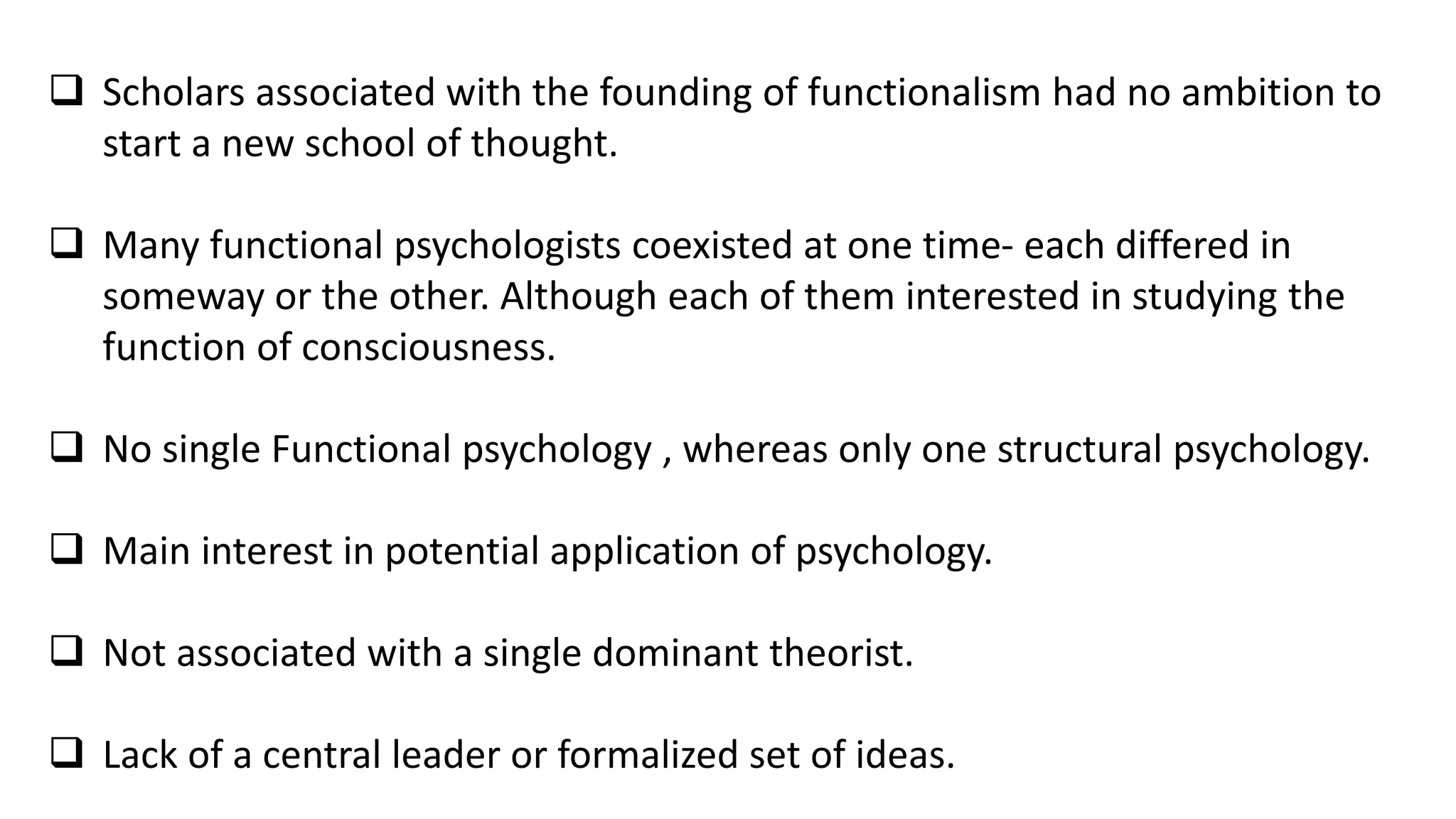 Functionalism in Psychology | PPTX
