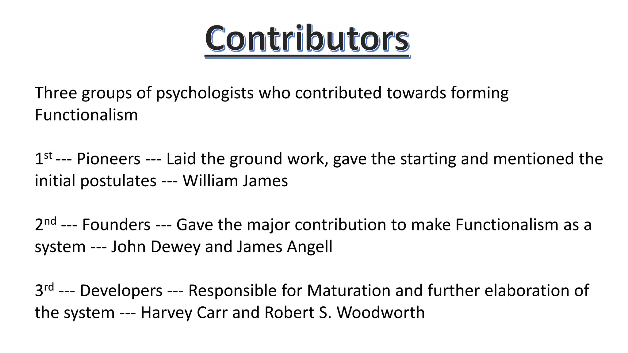 Functionalism in Psychology | PPTX