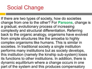 Functionalism & Society | PPTX