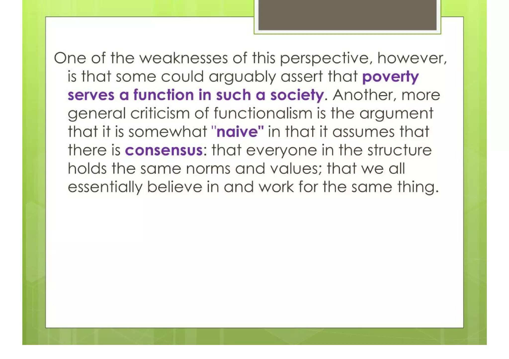 Functionalism Theory | PDF