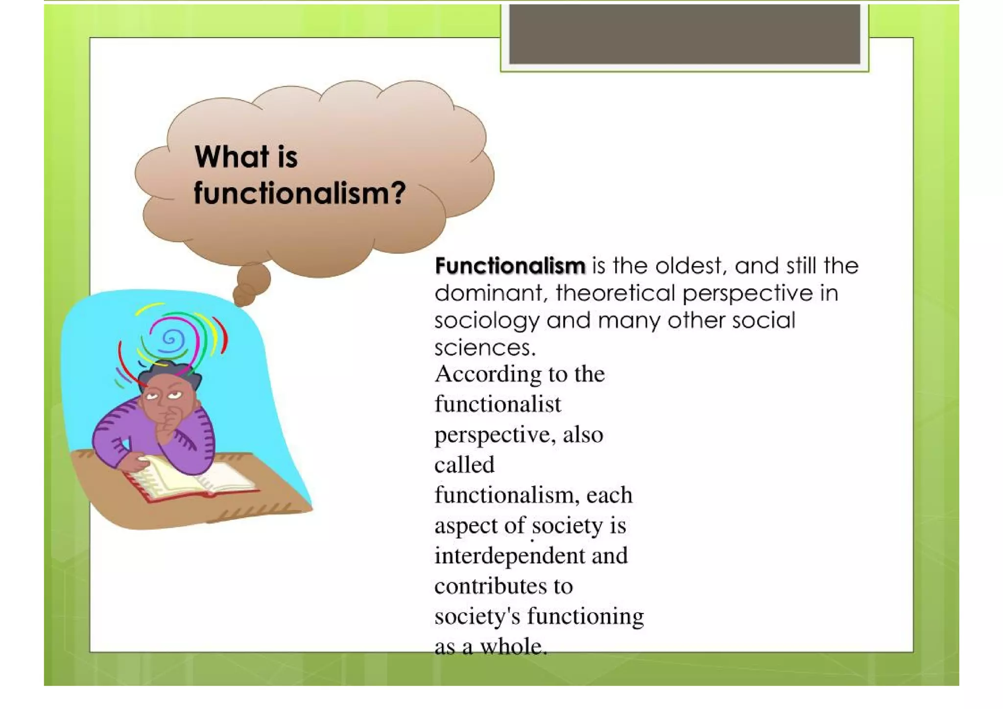 Functionalism Theory | PDF | Science