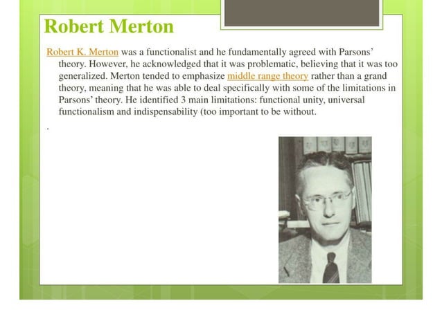 Functionalism Theory | PDF