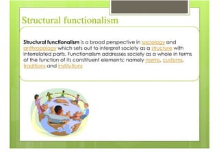 Functionalism Theory | PDF