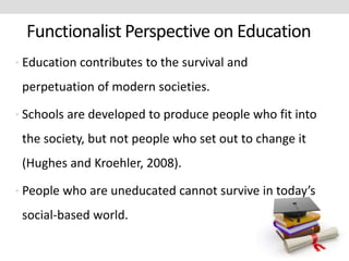 Functionalist Perspective