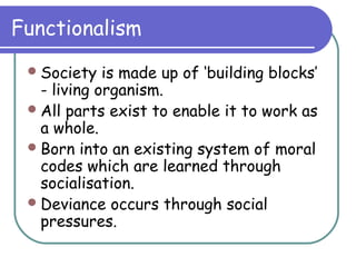 Functionalist Theories of Crime | PPT | Crime & Harmful Acts to ...