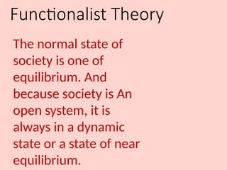 Functionalist Theory .pptxaaaaaaaaaaaaaa | PPTX