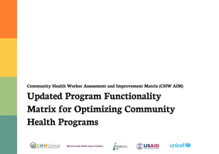 Functionality Matrix for Optimizing Community Health Programs.pdf