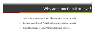 A Brief Conceptual Introduction to Functional Java 8 and its API | PPT