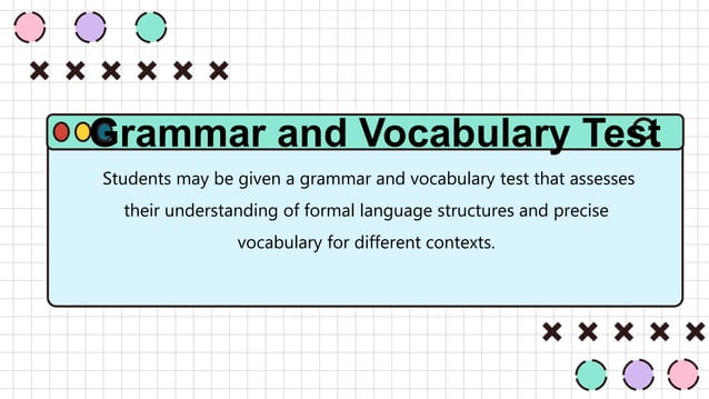 FUNCTIONAL LANGUAGE ASSESSMENT.pptx | Standardized Testing ...