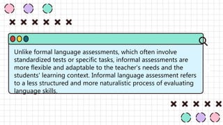 FUNCTIONAL LANGUAGE ASSESSMENT.pptx | Standardized Testing ...