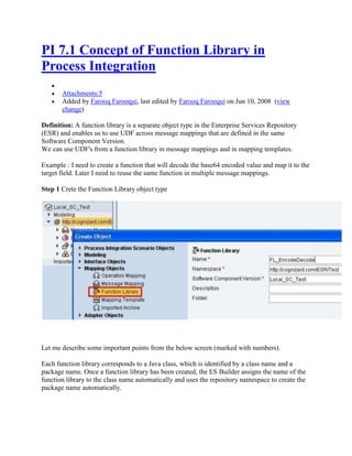 Functional library in sap pi | DOCX