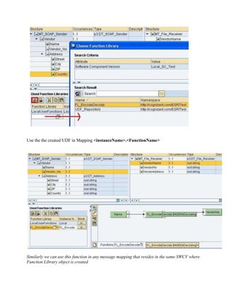 Functional library in sap pi | DOCX