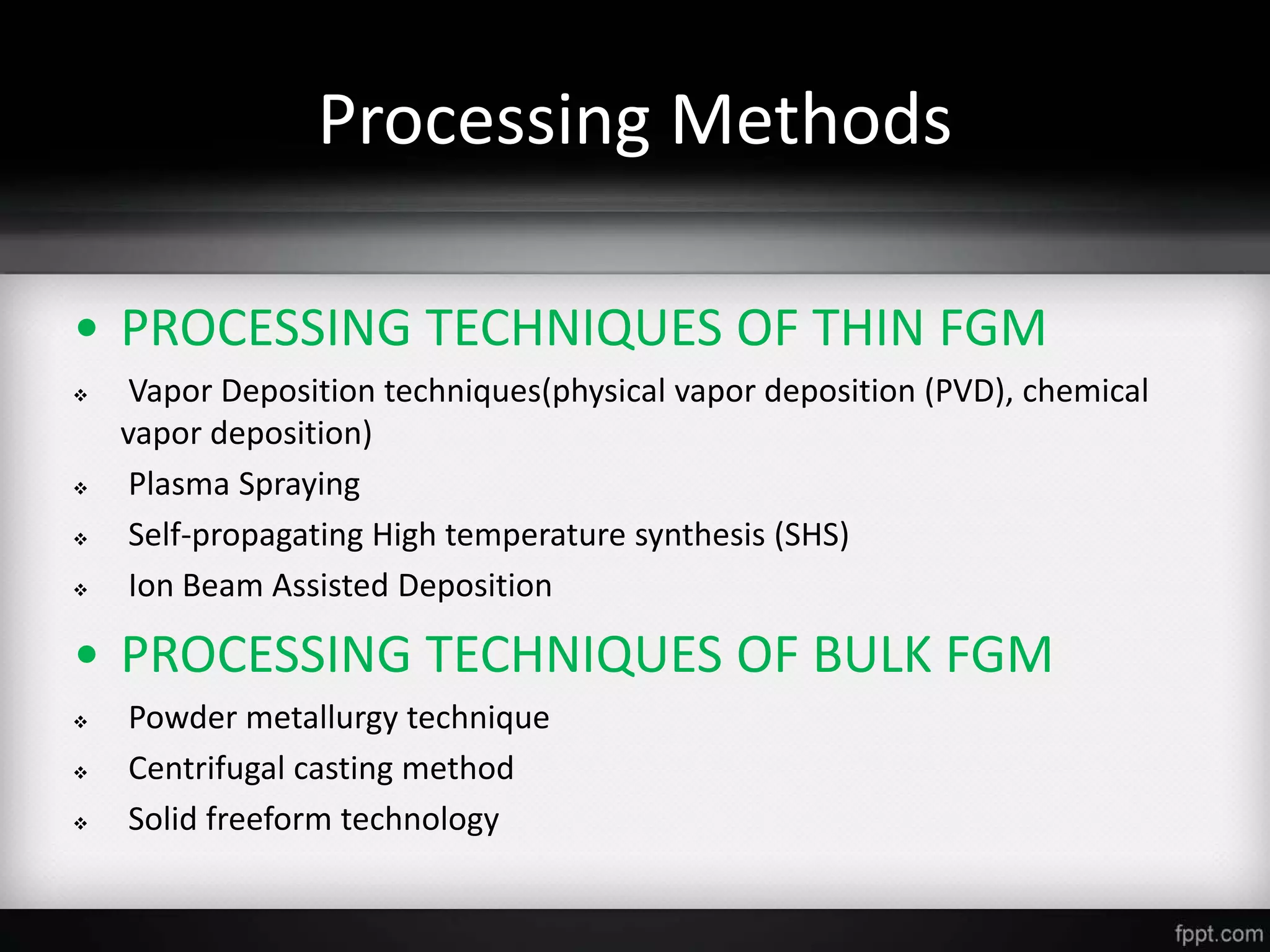 Functionally graded materials (FGM) - an overview | PDF