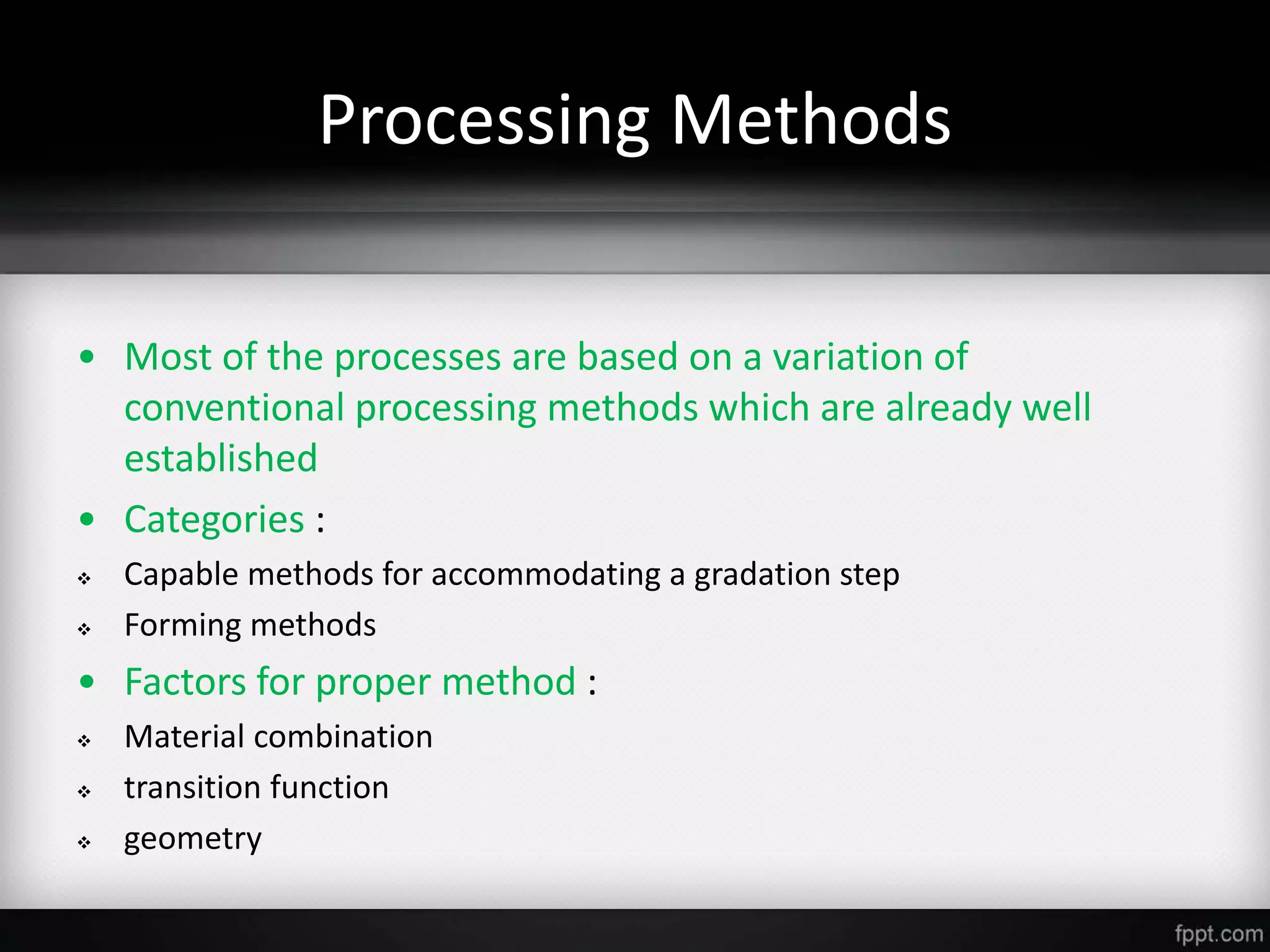 Functionally graded materials (FGM) - an overview | PDF