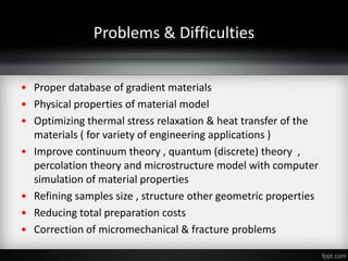 Functionally graded materials (FGM) - an overview | PDF