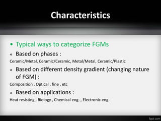 Functionally graded materials (FGM) - an overview | PDF