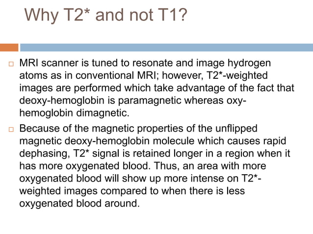 Functional magnetic resonance imaging-fMRI | PPTX