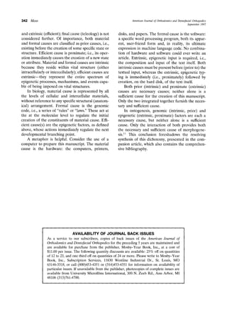 Functional matrix hypothesis revisited. ajodo1997 | PDF