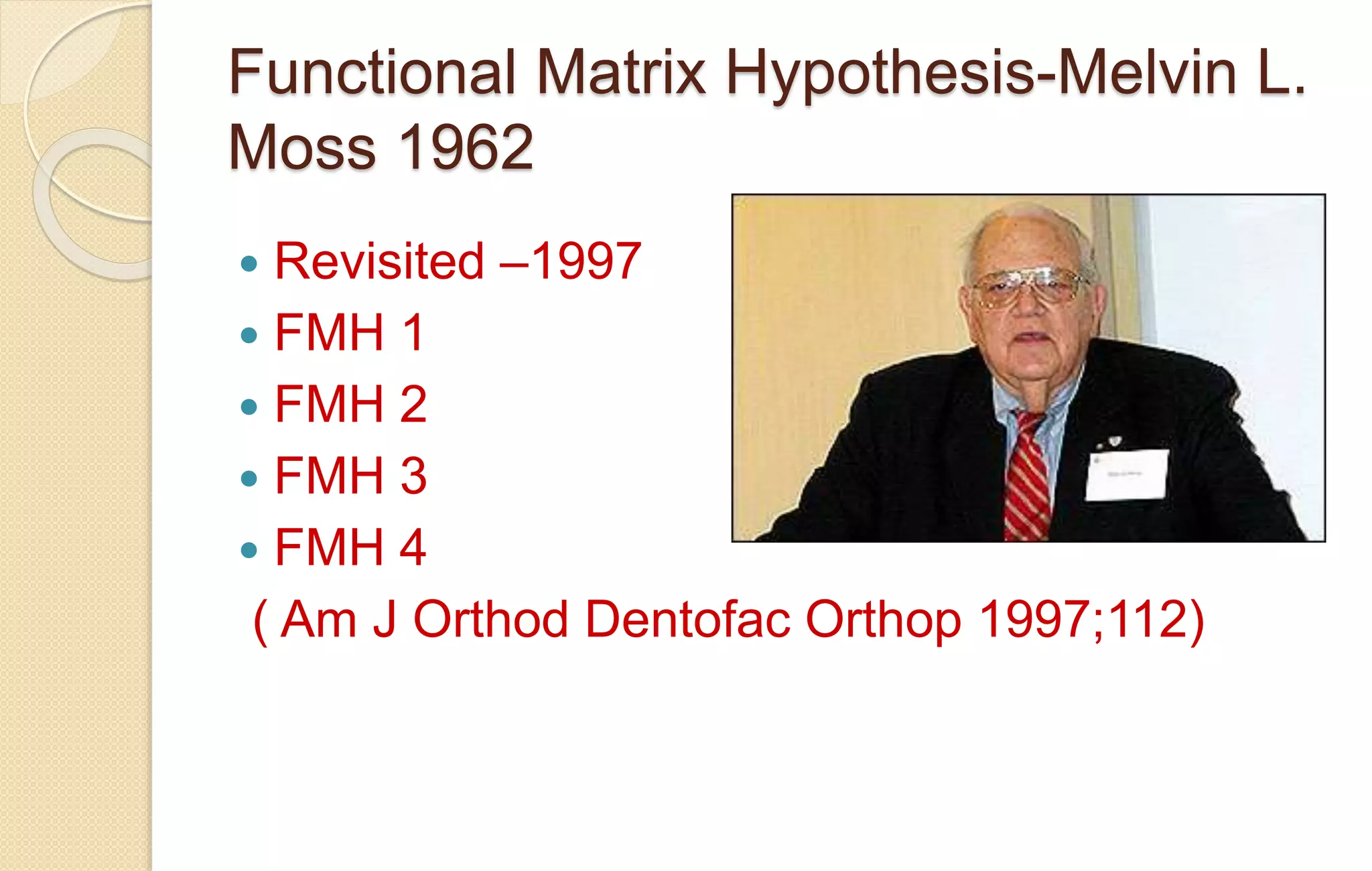 Functional matrix revisited | PPTX