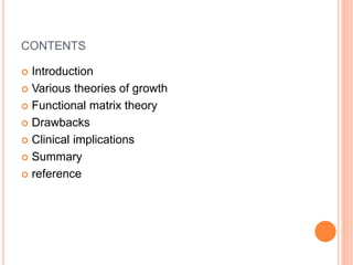 Functional Matrix Theory | PPTX