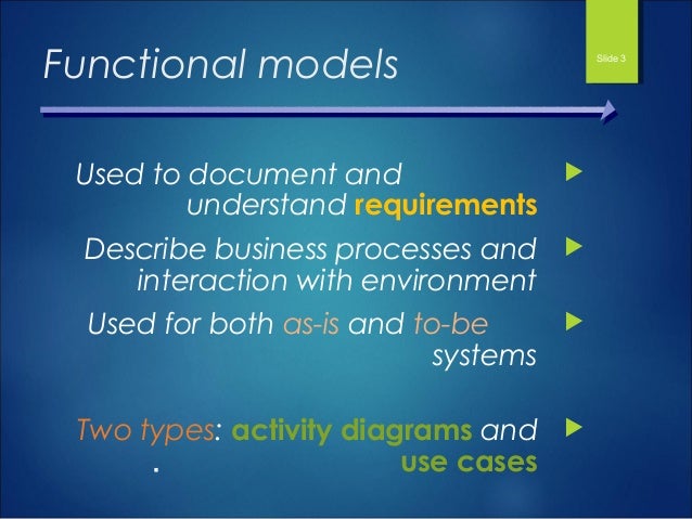 Functional Modeling