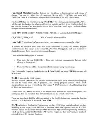 Functional module | DOCX | Operating Systems | Computer Software and ...