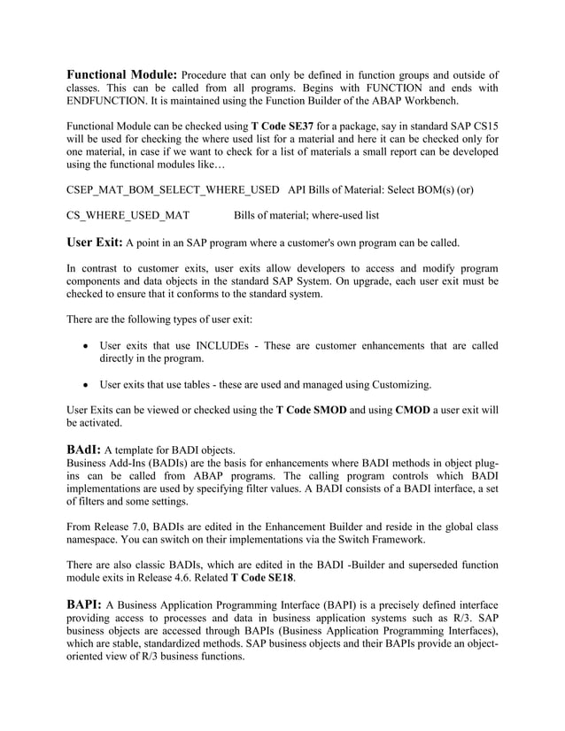 Functional module | DOCX | Operating Systems | Computer Software and ...