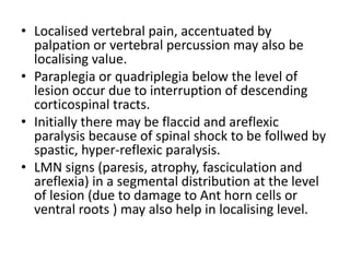 Functional neuroanatomy of spinal cord | PPTX