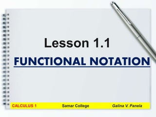 Functional Notations | PPTX | Physics | Science