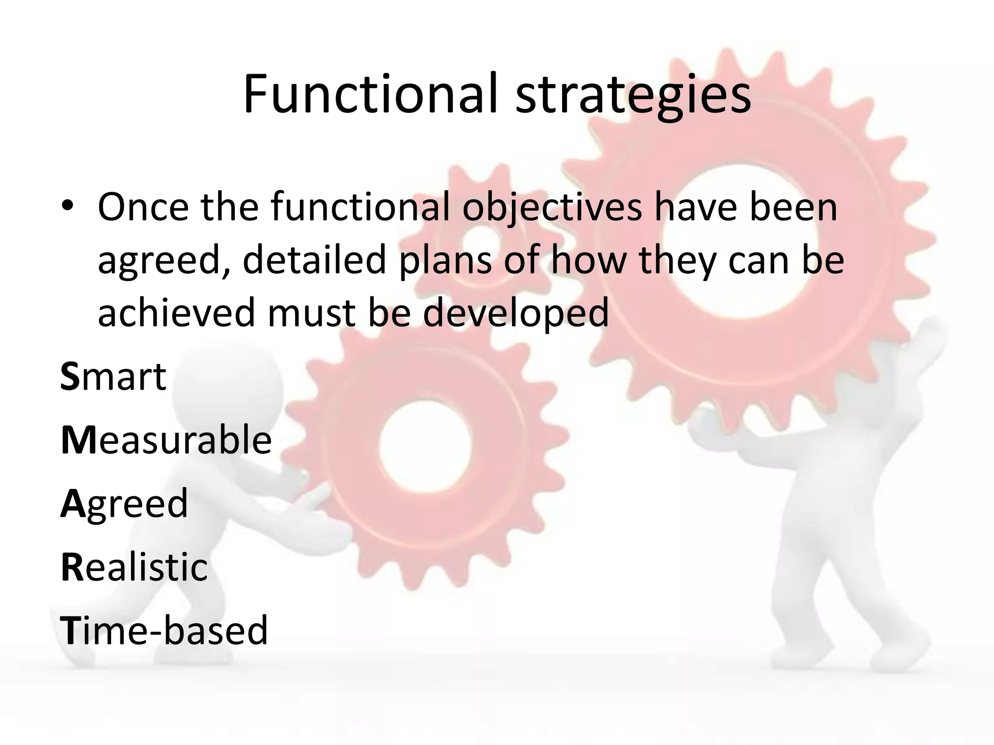 Functional objectives and strategies | PPTX