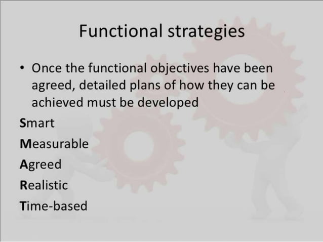 Functional objectives and strategies | PPTX