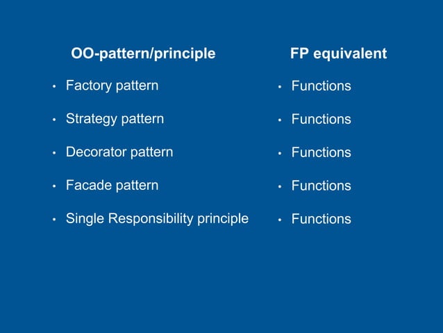 Functional programming principles | PPT