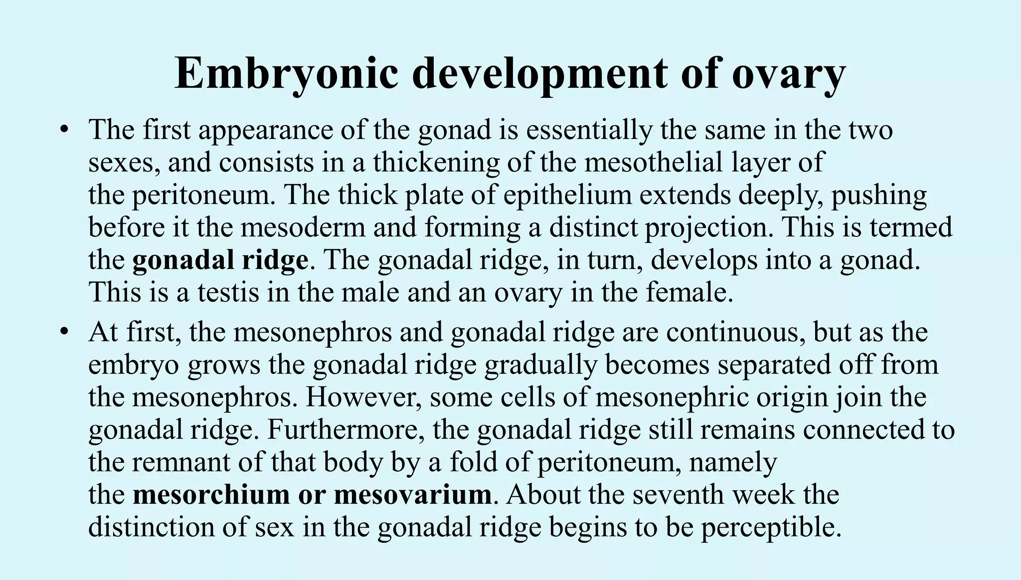 Functional physiology of the genital organs of the domestic | PPT